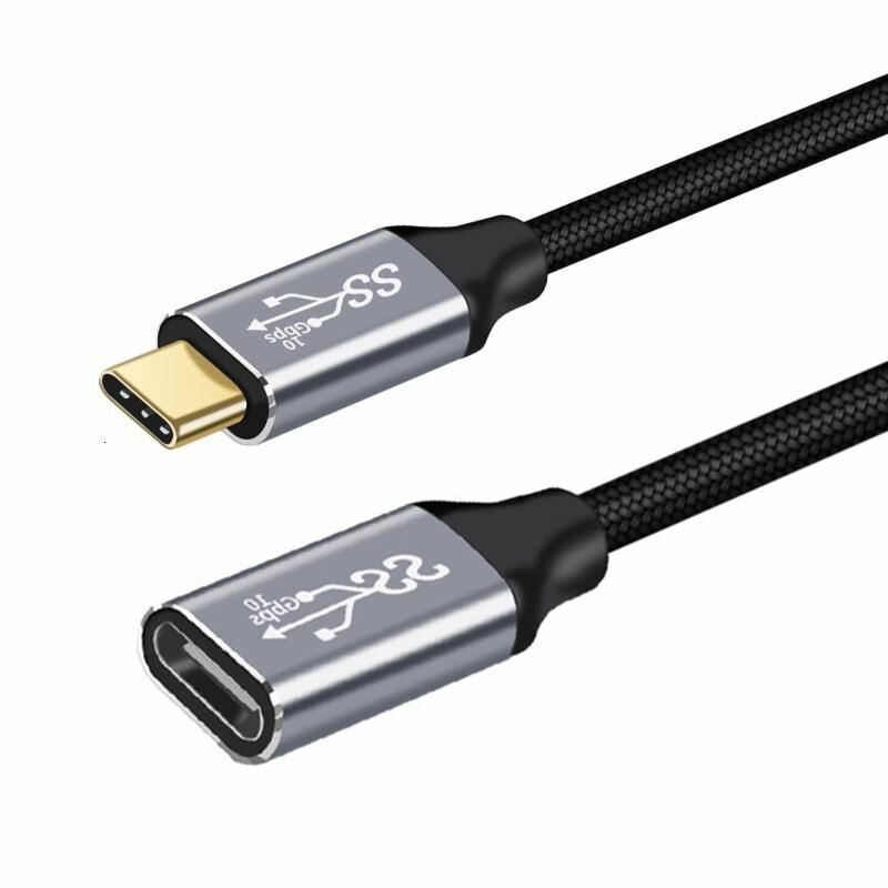 USB Type-C удлинительный кабель 100W, 1m