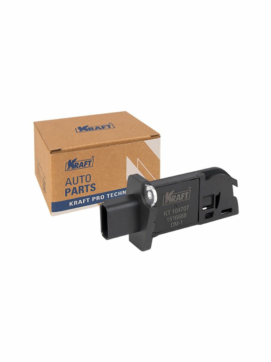 Датчик массового расхода воздуха для а/м Ford Mondeo (07-15) 1.6-2.0, Transit 1.8D-2.2D/Land Rover Evoque (11-18) 2.0D-2.2D KRAFT 104707