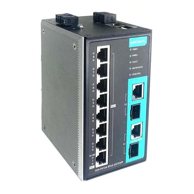 Коммутатор MOXA EDS-P510A-8PoE-2GTXSFP-T