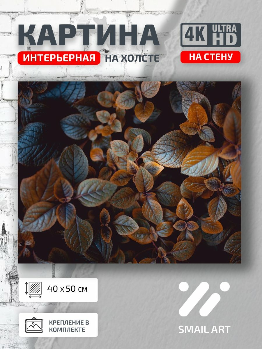 Картина на холсте интерьерная 40 на 50 на стену Коричневый Landscape для спальни пейзаж