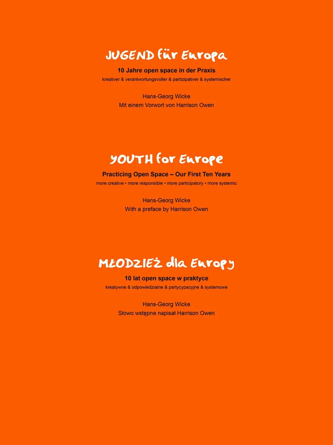 Jugend für Europa, 10 Jahre open space Praxis [Цифровая книга]