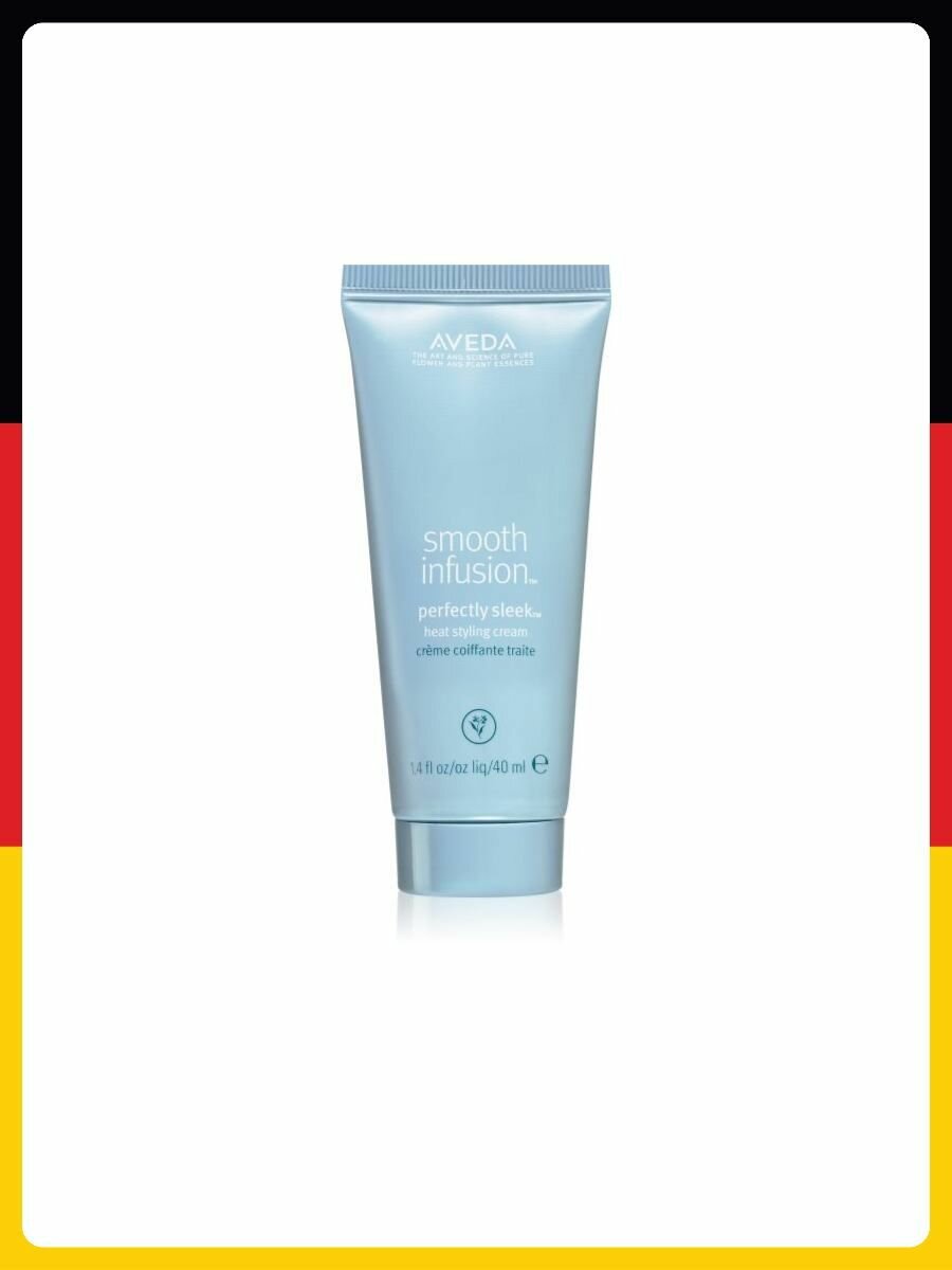 Кондиционер Aveda Smooth Infusion Perfectly Sleek Heat Styling Cream Heat protection cream for smoothing unruly hair against damaged hair, 40 мл