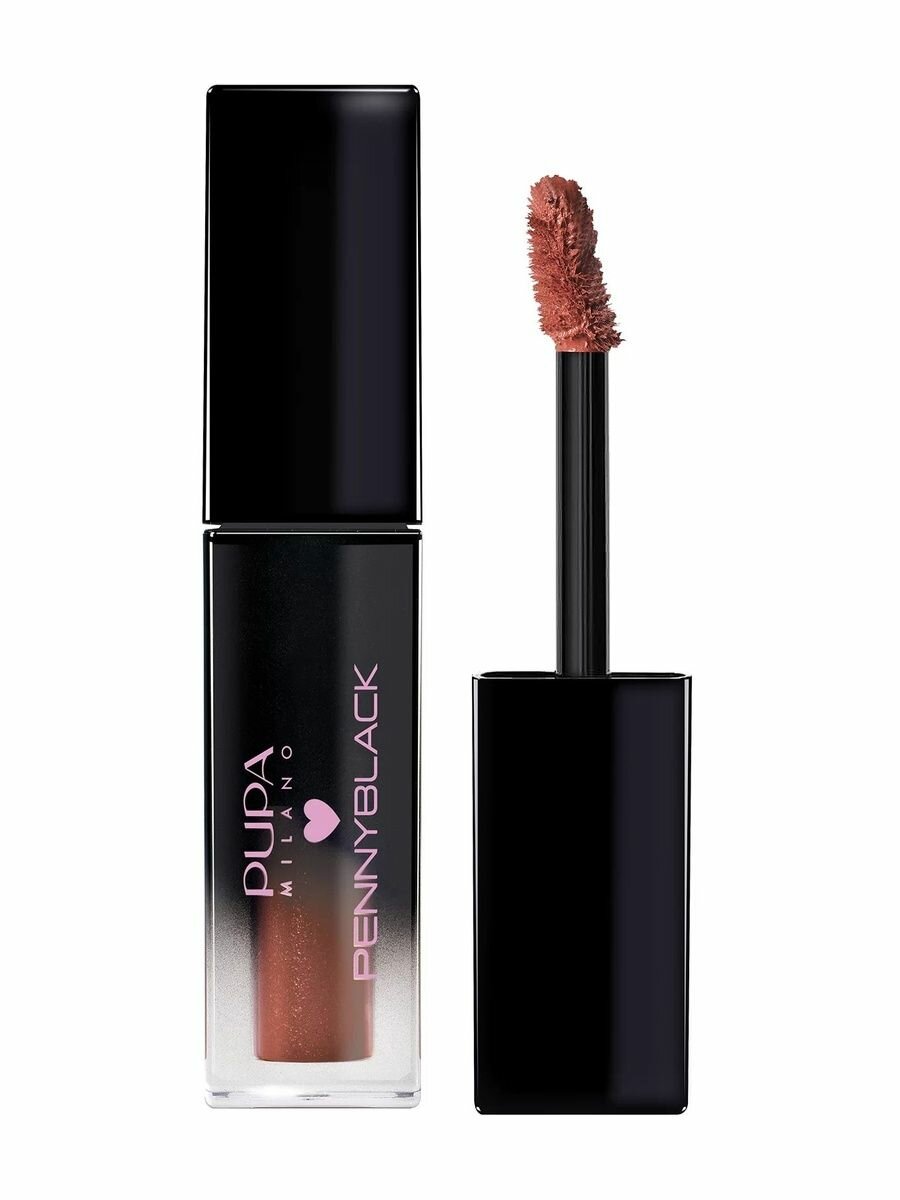 PUPA Помада для губ жидкая Pennyblack, 4,5 мл, 001