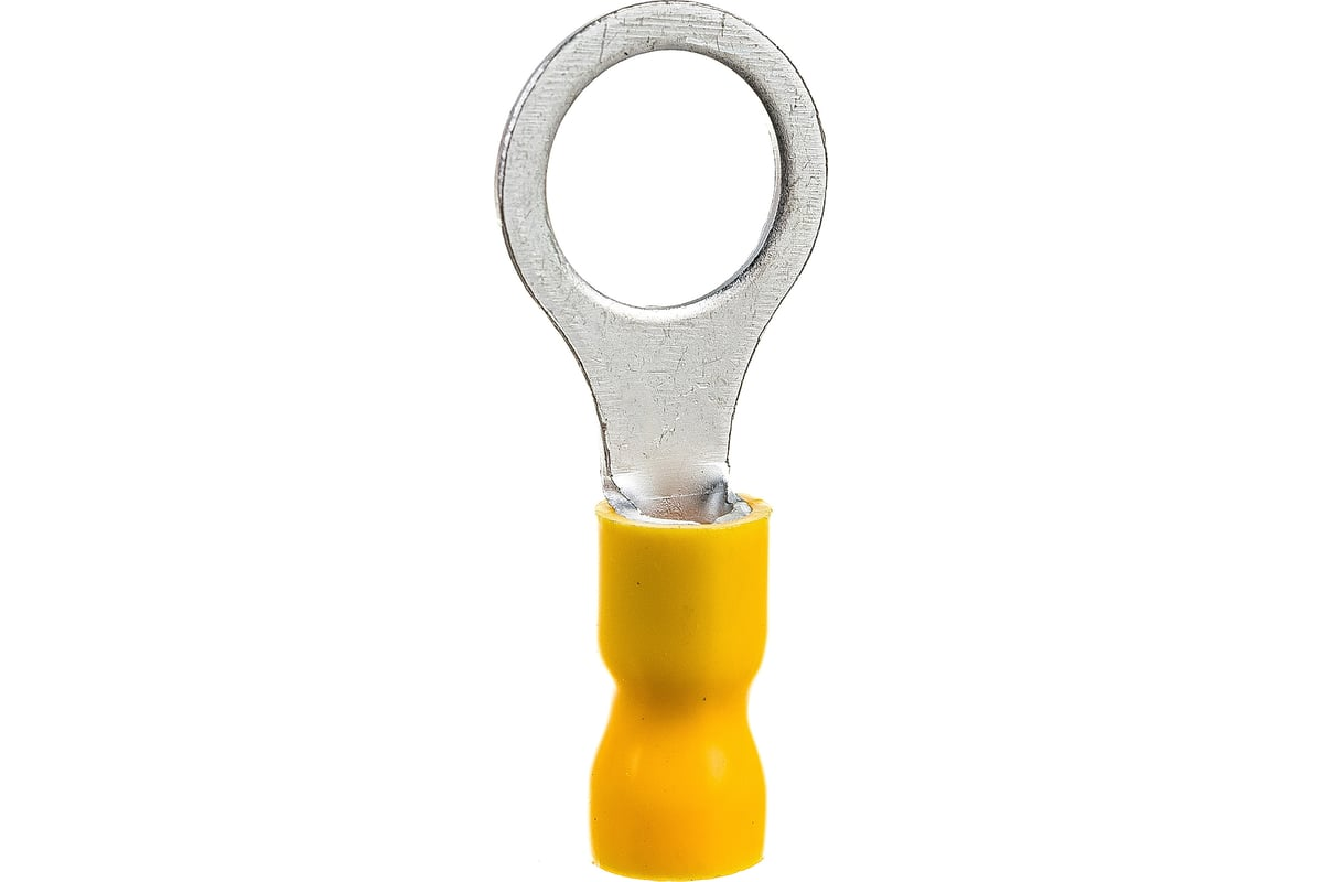 Набор Наконечники кольцевые изолированные КВТ НКИ 6.0-10 с ПВХ манжетой {50195} (100 шт/упак *2 упак)