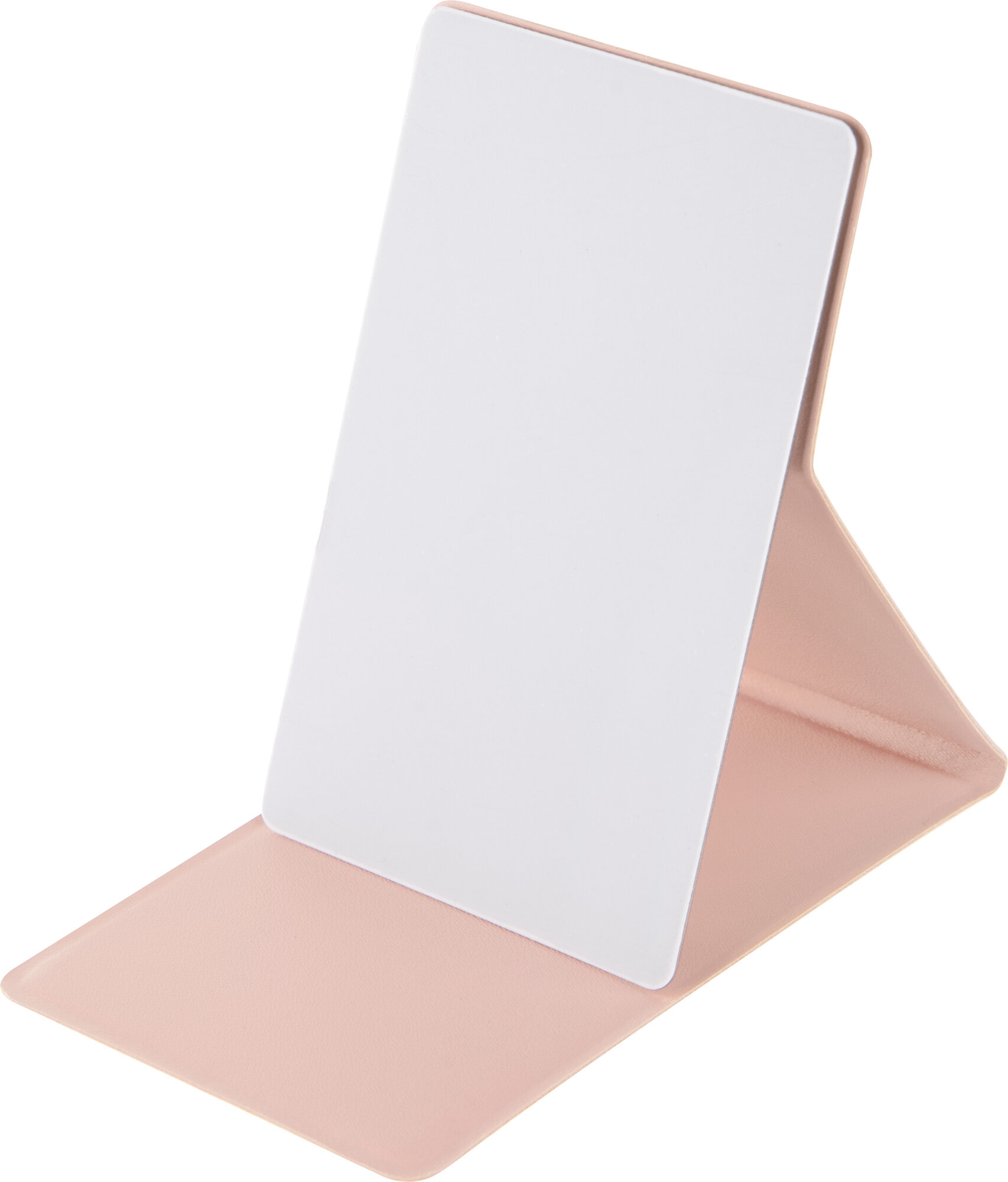 Зеркальце карманное стальное небьющееся, 9 х 5.5 см