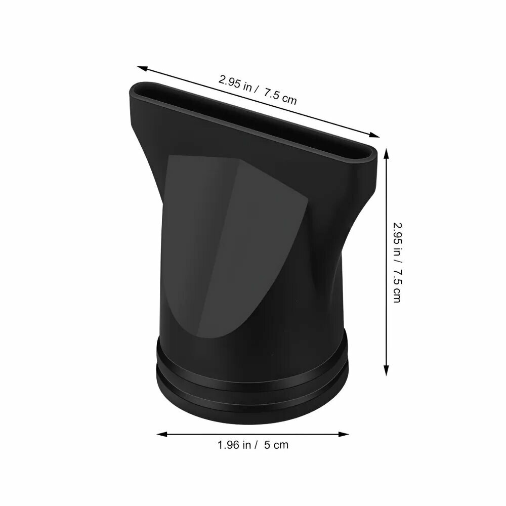 ACDANC Насадка для фена 2 шт. Концентратор для укладки волос с вращением 360 градусов, универсальный комплект для укладки, черный