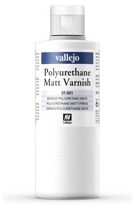 Лак для моделирования Vallejo Matt Varnish 200 мл.