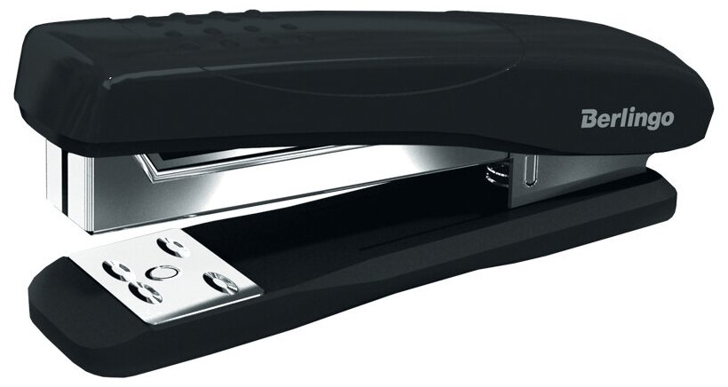 2 шт. Степлер №24/6, 26/6 Berlingo "Comfort" до 25л, пластиковый корпус, черный
