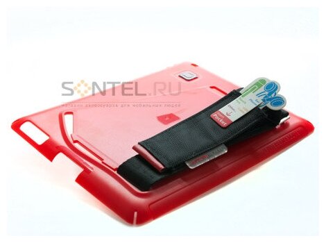 Держатель-крышка Pattern Breaker на подголовник и руку для iPad 2/3, красный