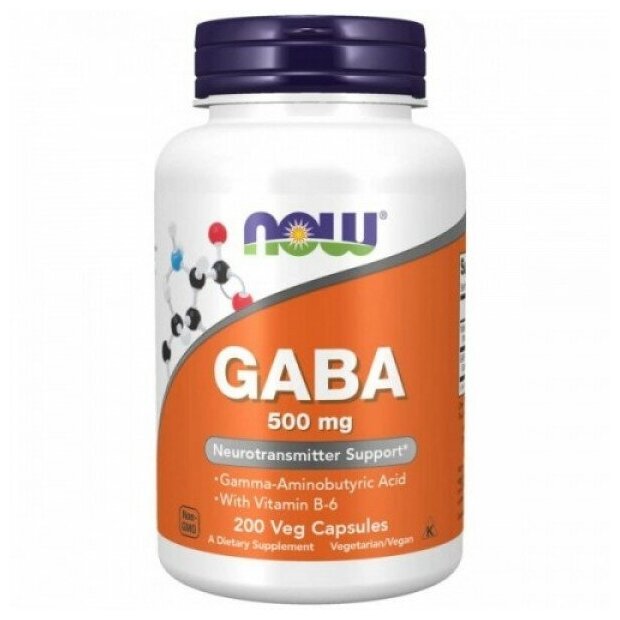 GABA 500 mg 200 caps Now