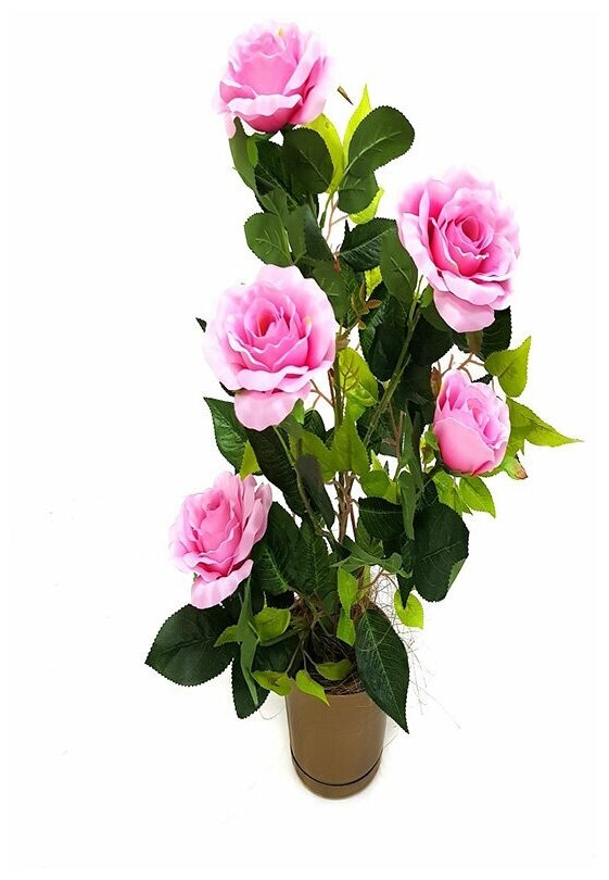 Искусственные розы в горшке от бренда Holodilova