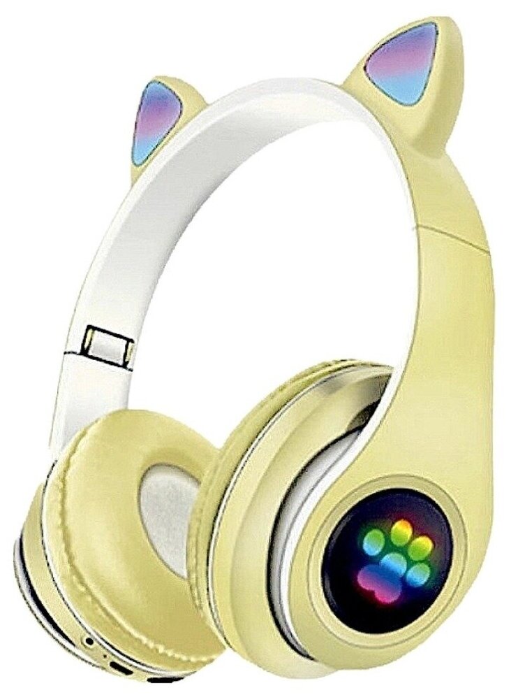 Беспроводные Bluetooth наушники с кошачьими ушками Cat Ear P33M ...