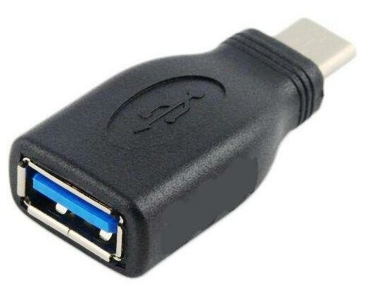 Адаптер USB-Cm/Af 3.0 AT1108 с поддержкой OTG - чёрный