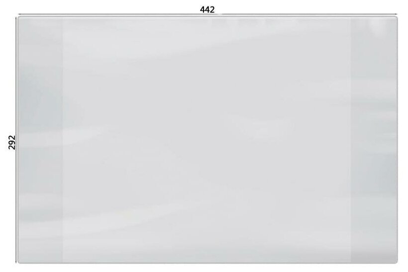 ArtSpace Комплект обложек для контурных карт и школьных атласов, 292x442 мм, 100 мкм (50 штук в комплекте) (количество товаров в комплекте: 50)