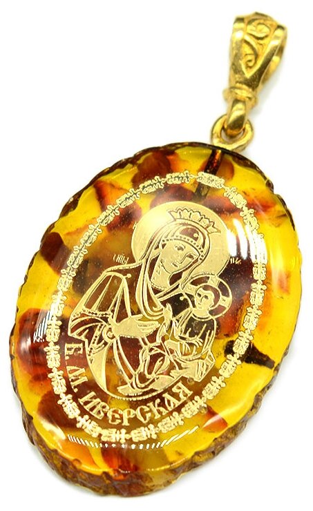 Иконка, янтарь синтетический