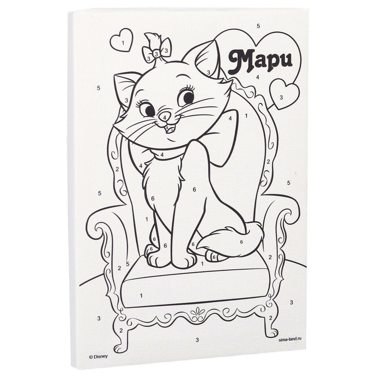 Картина по номерам "Кошечка Мари" 21 х 15 см, Коты Аристократы, 5142427