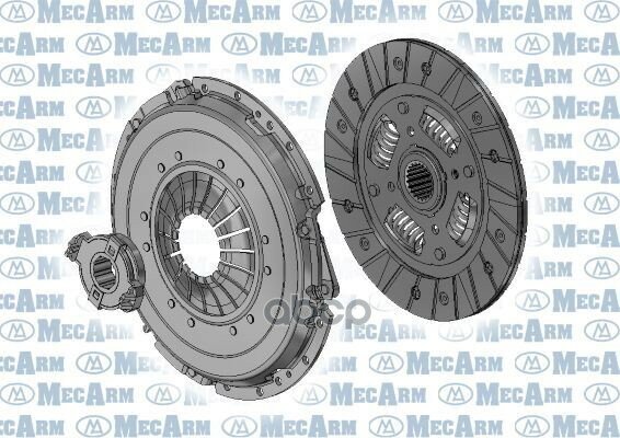 К-кт сцепления! Audi 100 2.2/2.3/2.0D <87 Mecarm арт. MK9581