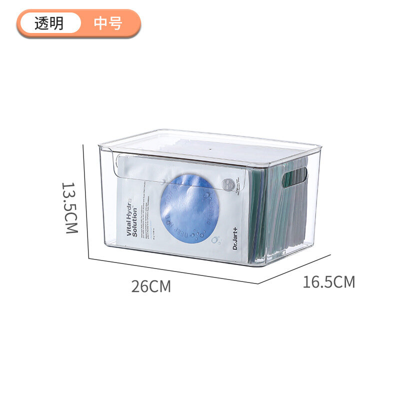 Акриловый прозрачный контейнер для хранения, настольный контейнер для книг, книжная полка, высококачественная корзина для хранения для студентов