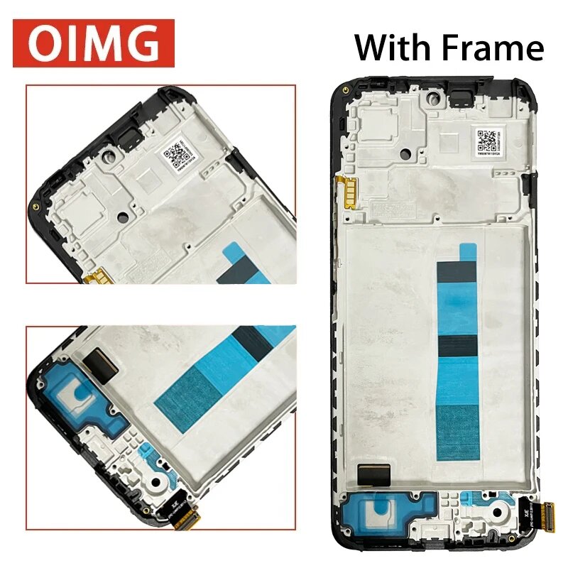 6,67 'AMOLED для Xiaomi Redmi Note 12 4G 23021RAAEG 23021RAA2Y 23027RAD4I ЖК-дисплей с дигитайзером в сборе, дисплей Note12 TFT With Frame