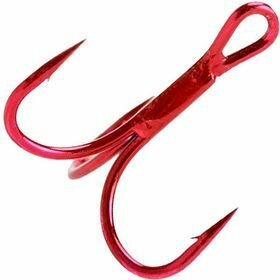 Тройной крючок Owner ST-36RD красный 5636RD-№14-10шт