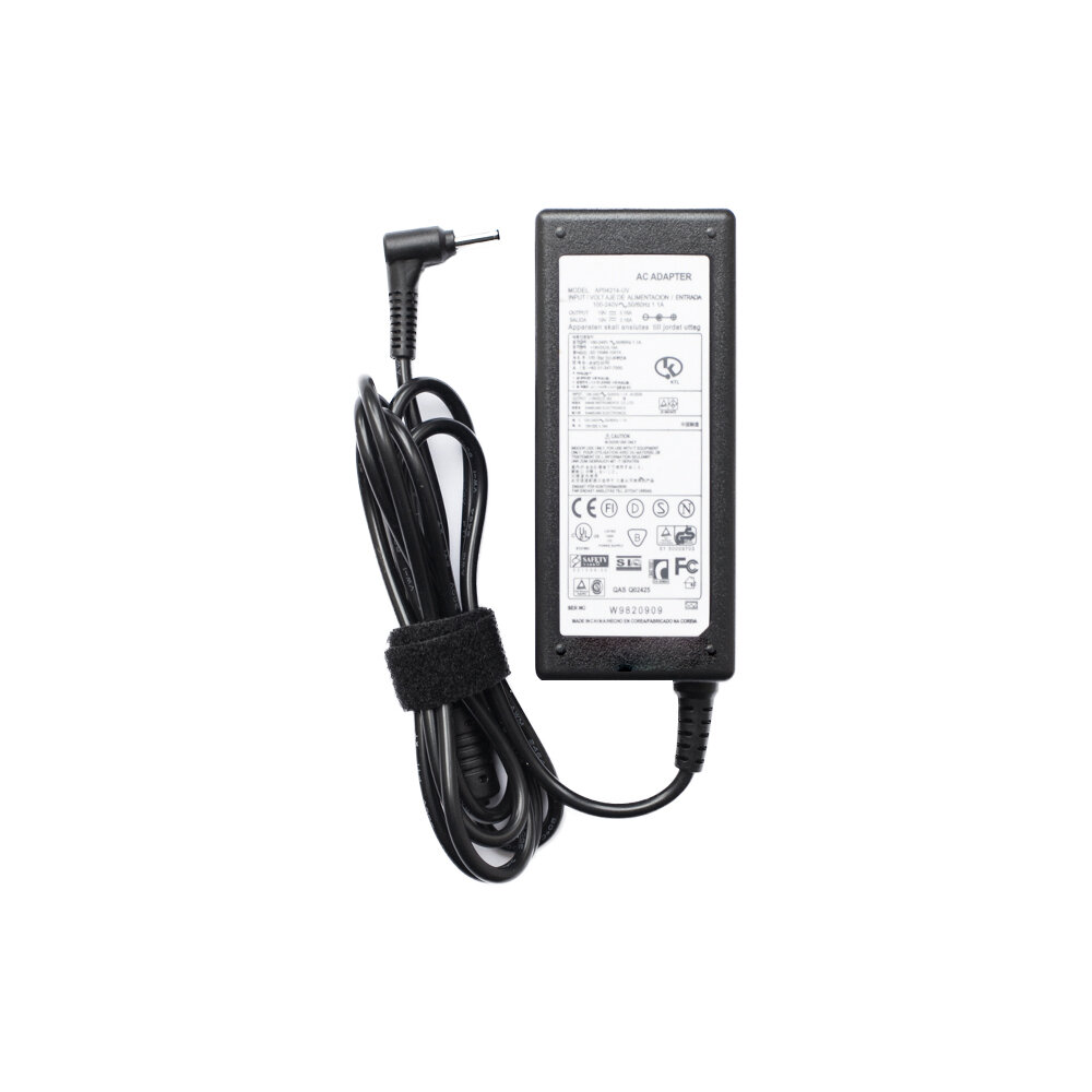 Блок питания 19V, 3.16A для ноутбука Samsung NP 900X3C / Samsung NP 900X3D / Samsung NP 900X3E / A13-060N1A / AD-6019P - 3.0x1.1mm, 60W