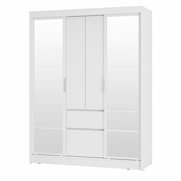 Шкаф-купе ШКК-06 «Симпл» (Белый) 160х58х210