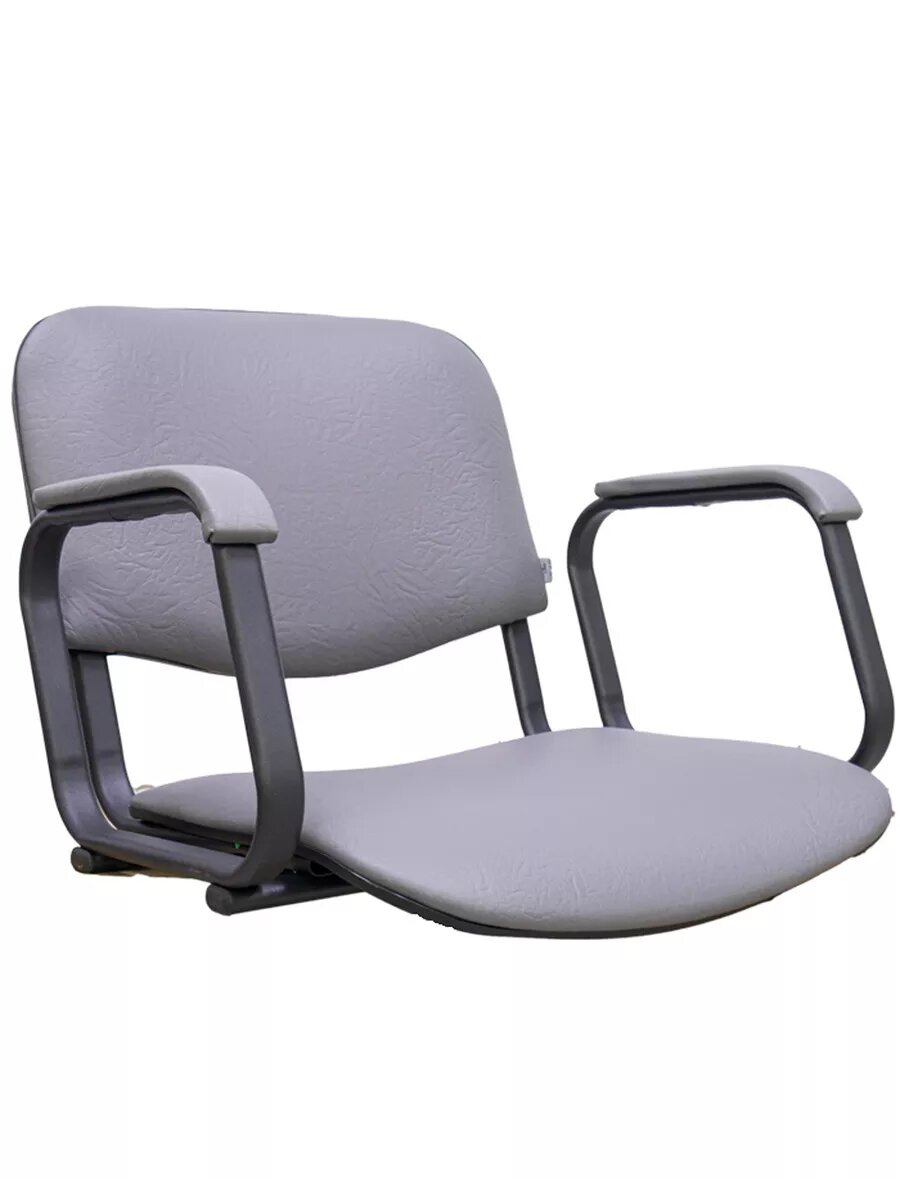 Мягкий элемент парикмахерского кресла контакт серый