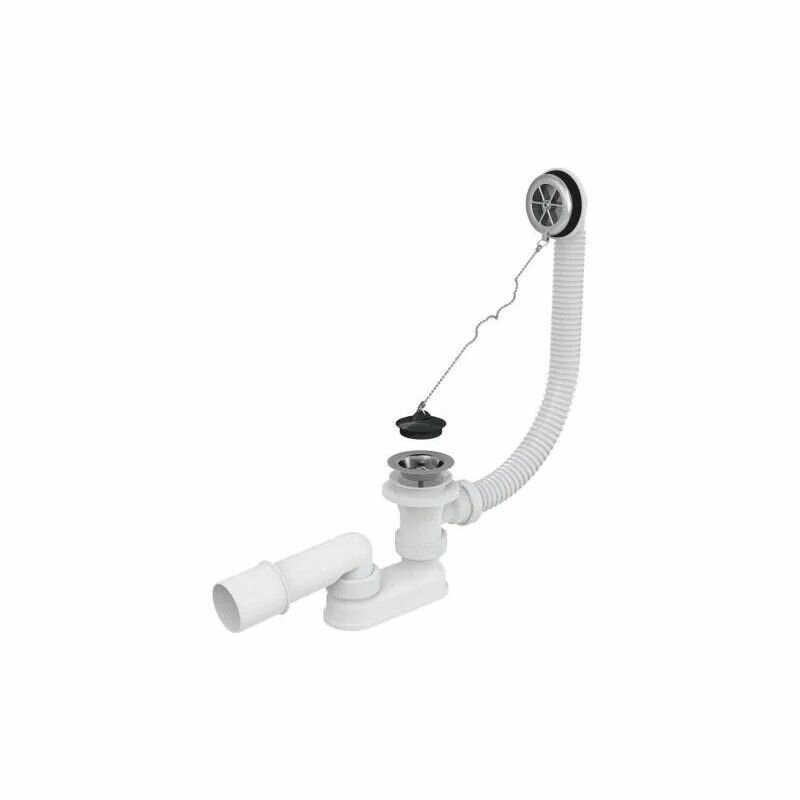 Сифон для ванны хром ALCAPLAST A501 (57 см)