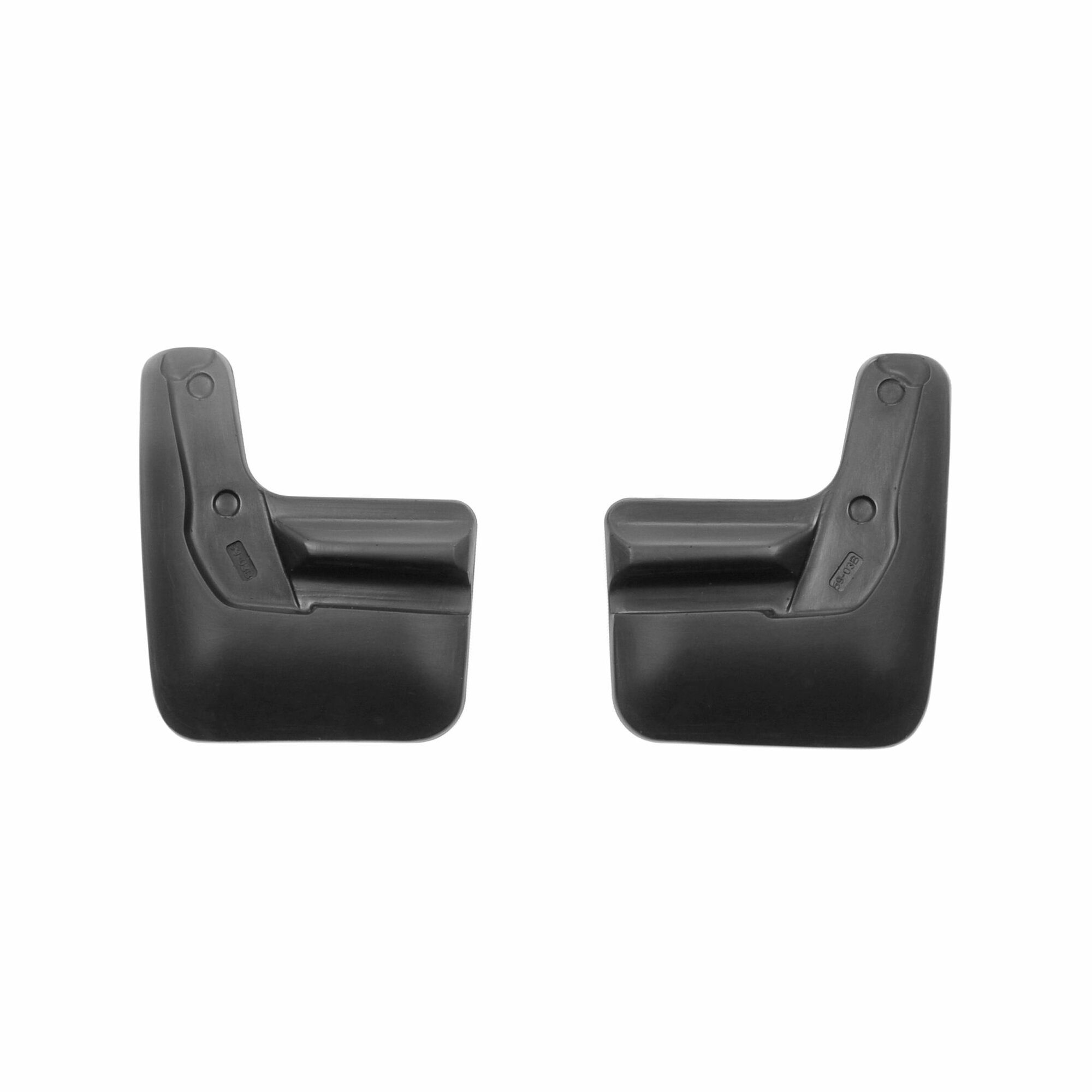 Брызговики Norplast для Mitsubishi ASX в кузове GA0 рестайл 2,3, задние, Черные, 2016- арт. NPL-Br-59-03B