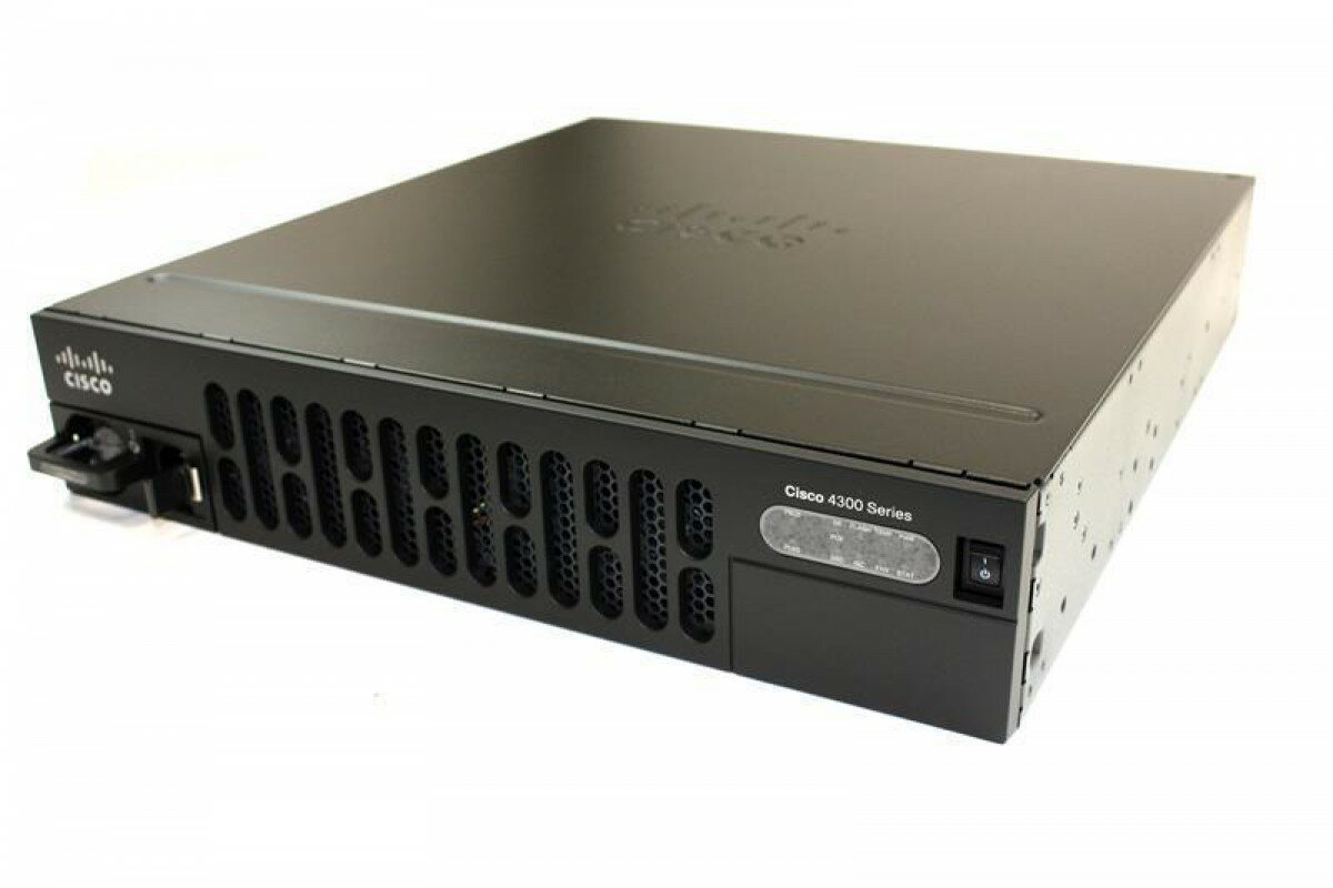 Маршрутизатор CISCO ISR4451-X/K9 USED Cisco ISR 4451 (4GE,3NIM,2SM,8G FLASH,4G DRAM)
