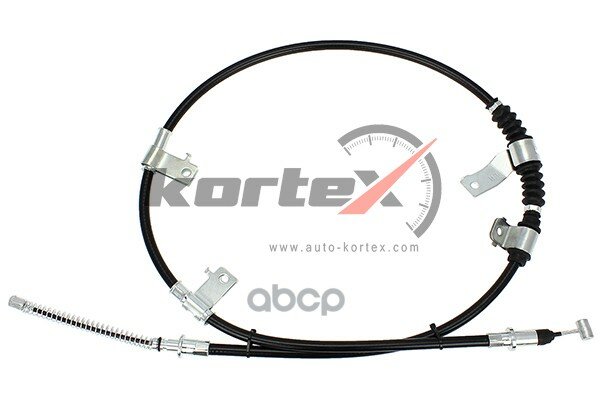 Трос ручного тормоза L CHEVROLET AVEO 03-> KORTEX арт. KBC017