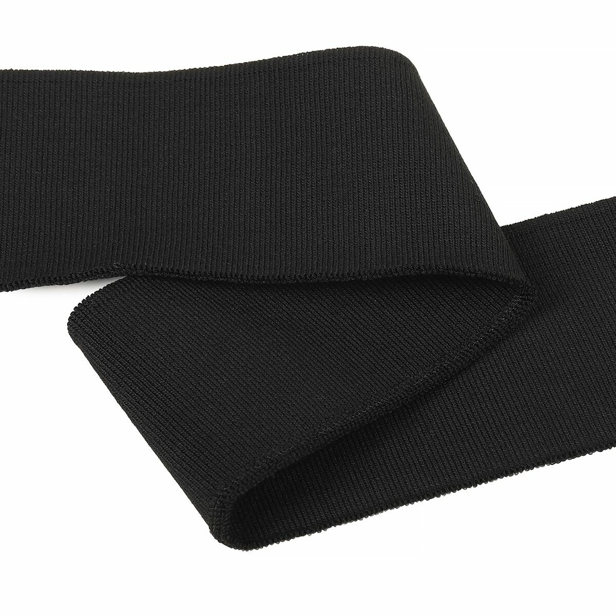 Подвяз трикотажный (2 шт) 6 х 80 см цв. черный