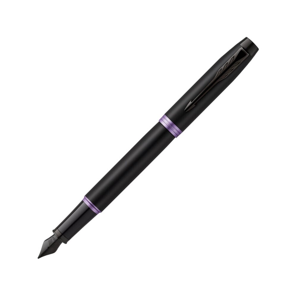 Parker 2172948 Ручка перьевая parker im vibrant rings f315, amethyst purple pvd (перо f)