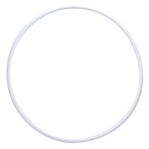 Обруч для художественной гимнастики энсо MR-OPl900, диаметр 900 мм, пластиковый, белый