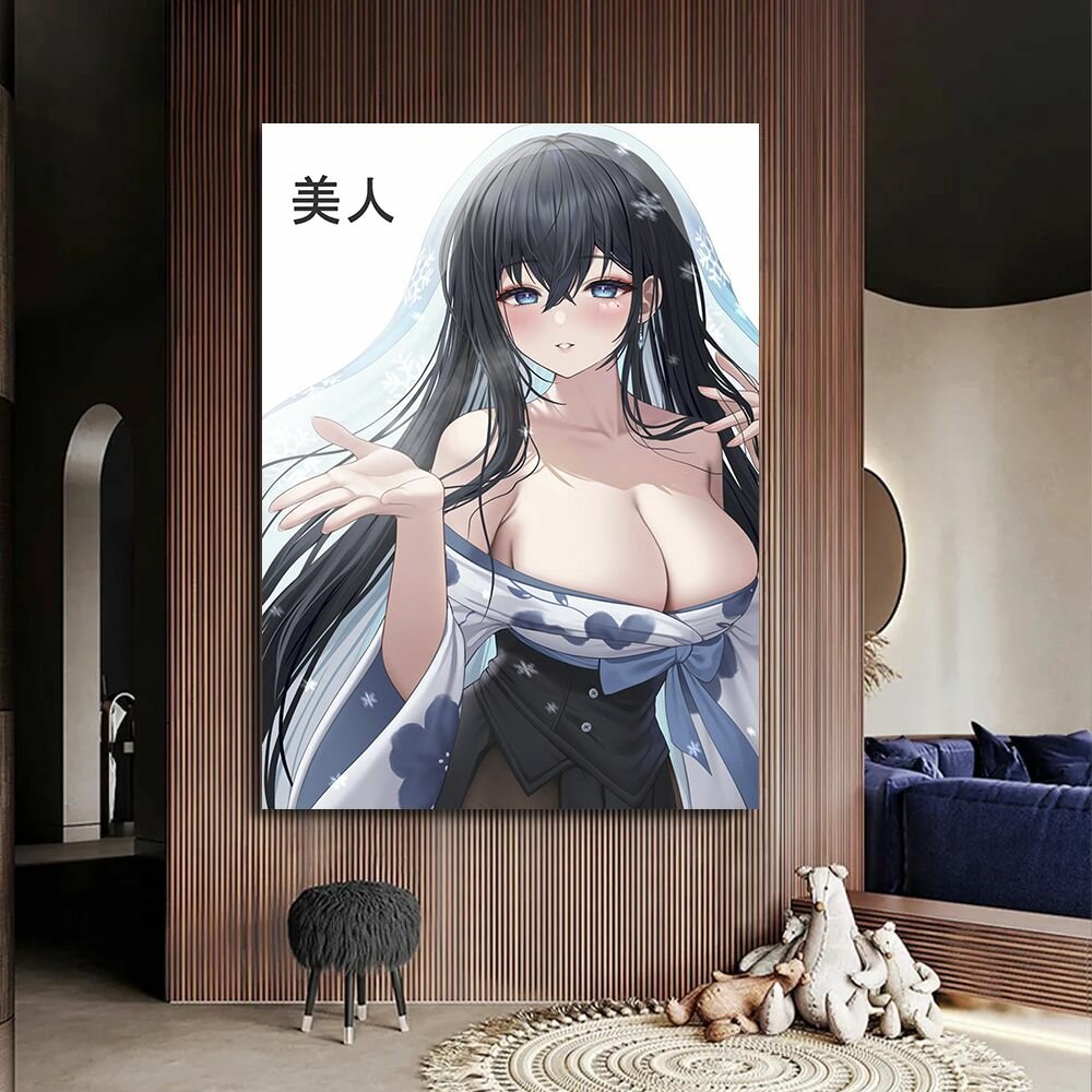 Картина "Аниме 18+" ВсеКартины. тут, на холсте, на подрамнике, 20x30 см