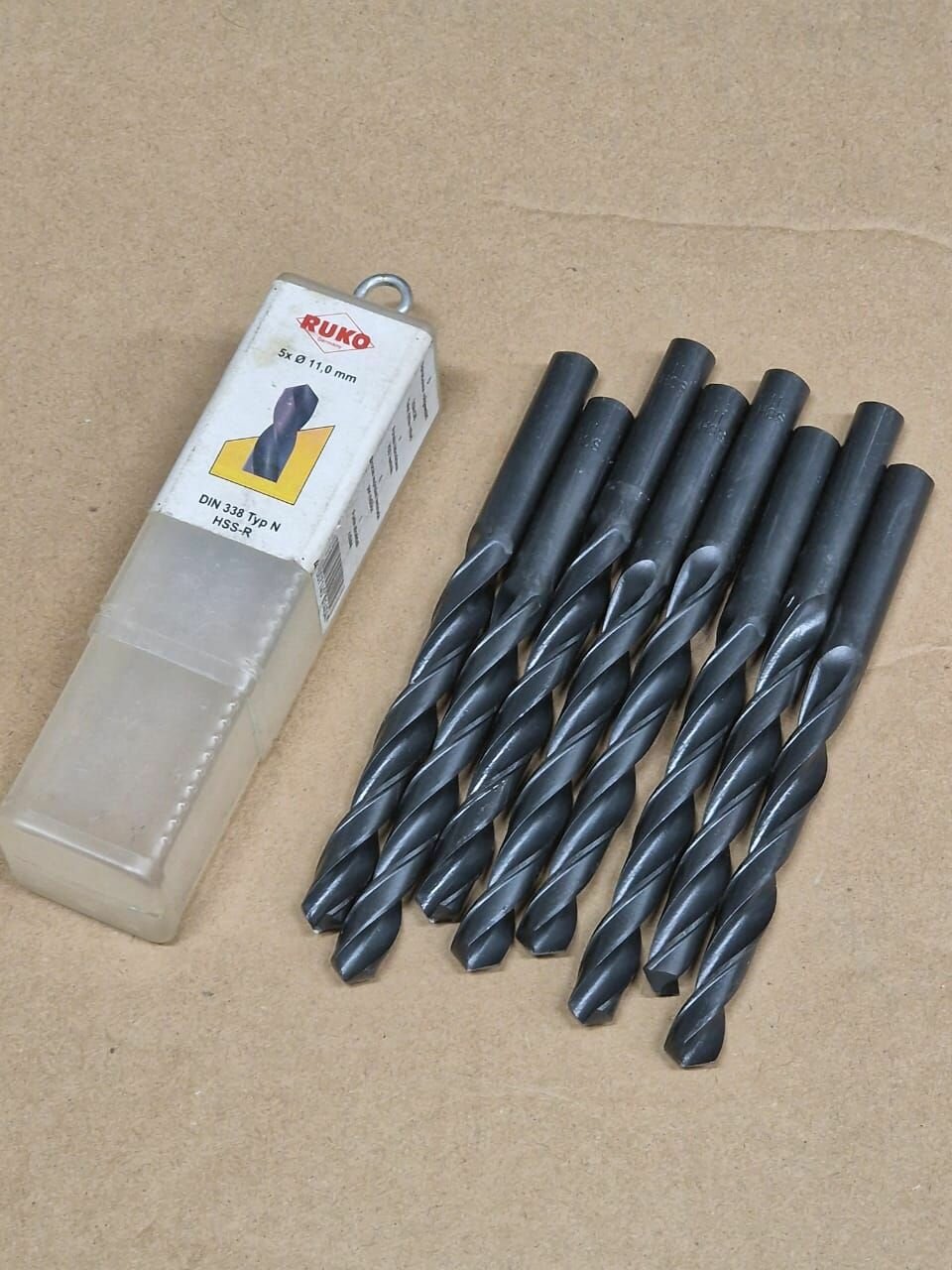 Сверло по металлу Ruko HSS-R 11,0x142/94 мм 8 шт