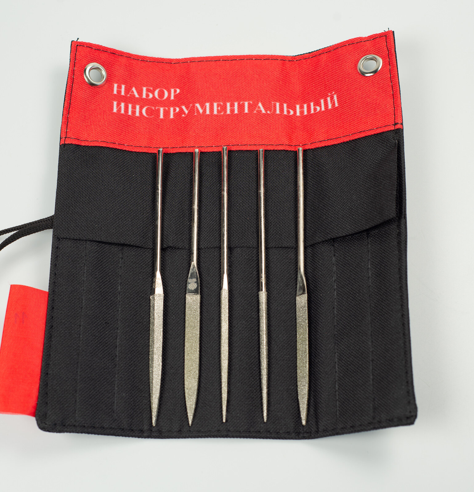 Набор надфилей алмазных №550 160мм 160/125 5шт ВИЗ