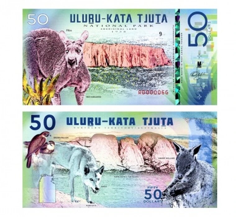 50 долларов 2018 Австралия Национальный парк, сувенирная копия, банкноты и купюры редкие коллекционные