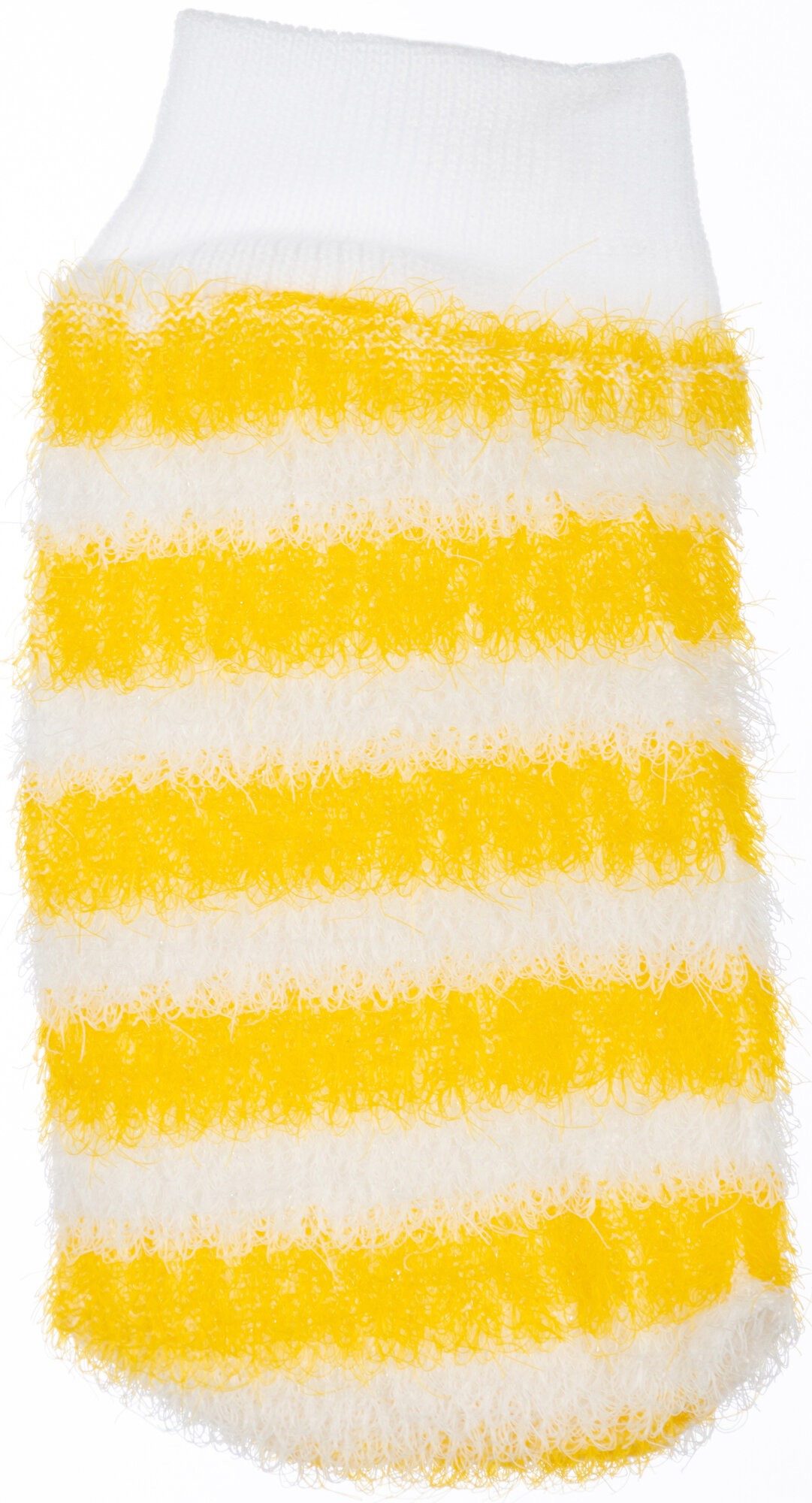 Варежка - мочалка для тела (рукавичка для ванной) "Рыжий Кот", 11 х 19 см