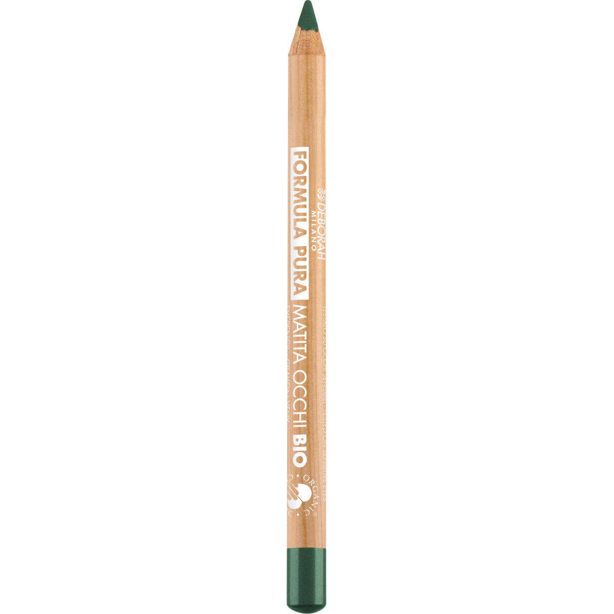 Карандаш для глаз Deborah Milano Formula Pura Organic Eye Pencil, тон 04 зеленый, 1,2 г