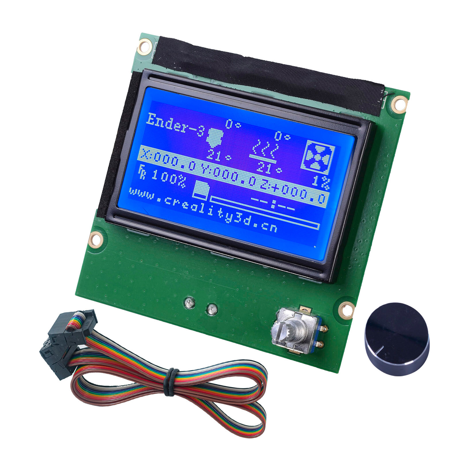 Экран 3D принтера 12864 Дисплей ЖК -экрана аксессуары управления платой, совместимые с Ender3/3S/3X/Pro
