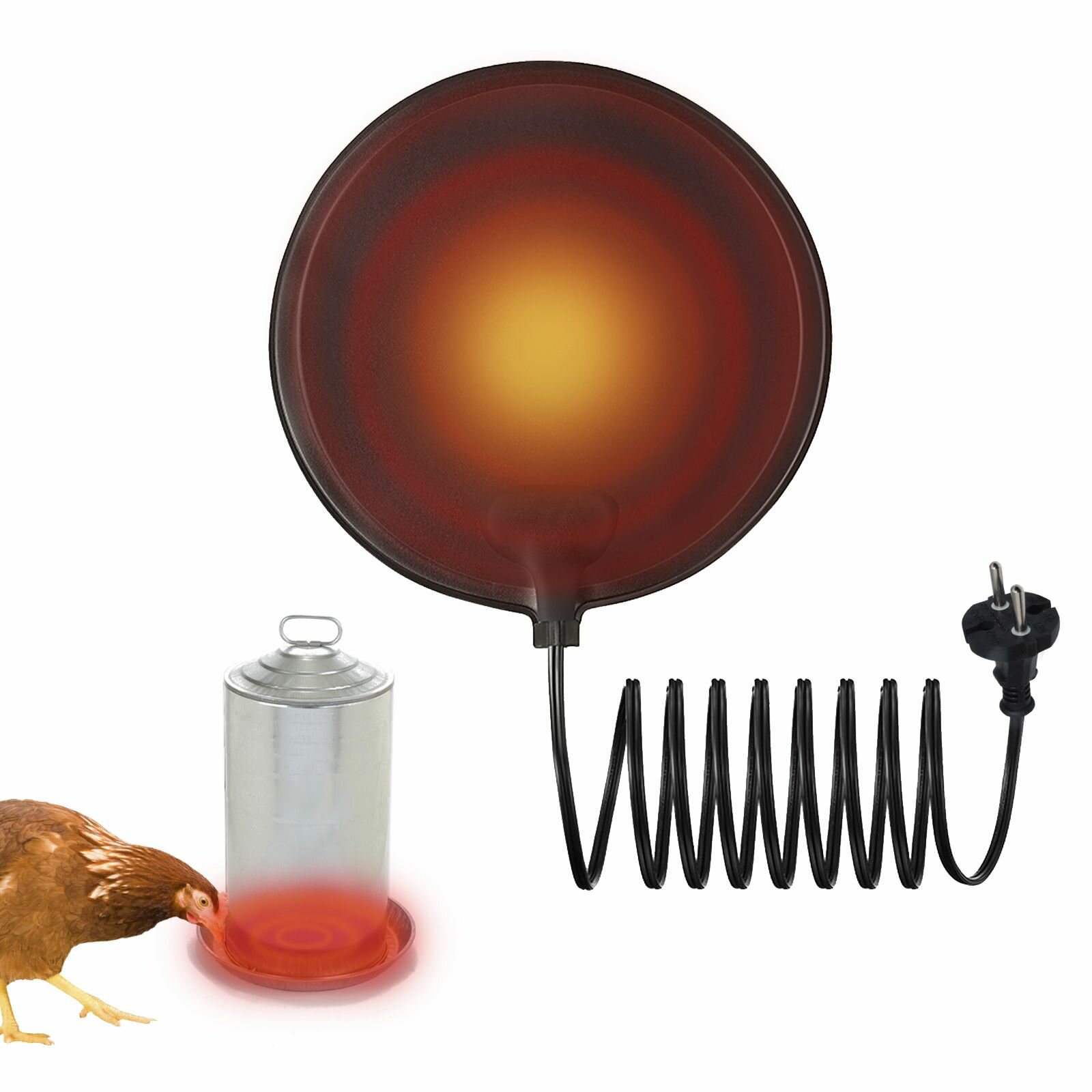 Нагреватель для поилки в курятнике