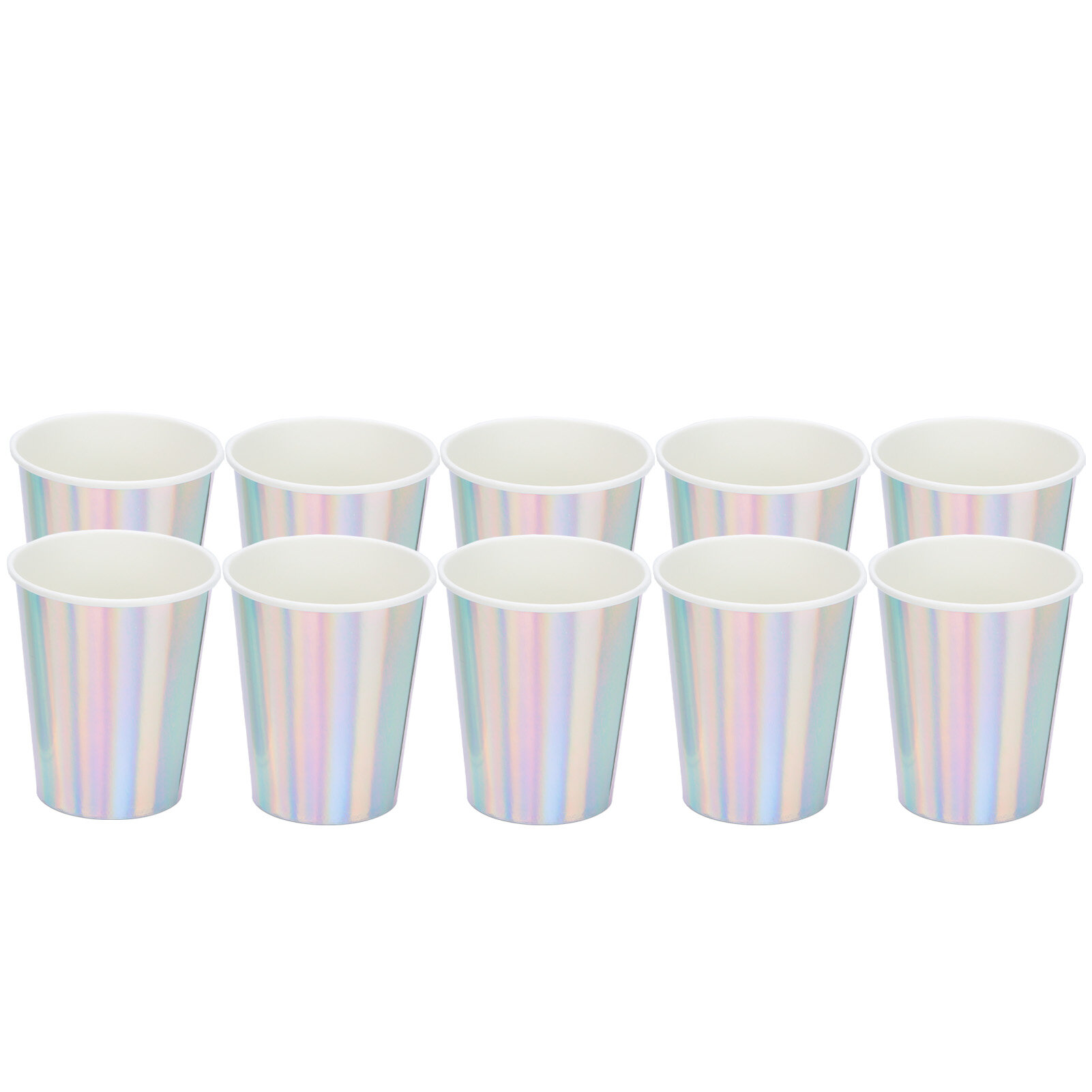 Серебряные 20 шт. Компостируемые бумажные стаканчики, перерабатываемые стаканчики для питья для вечеринок, кофе, чая, стаканчики для сока, экологически чистые стаканчики для ежедневного использования