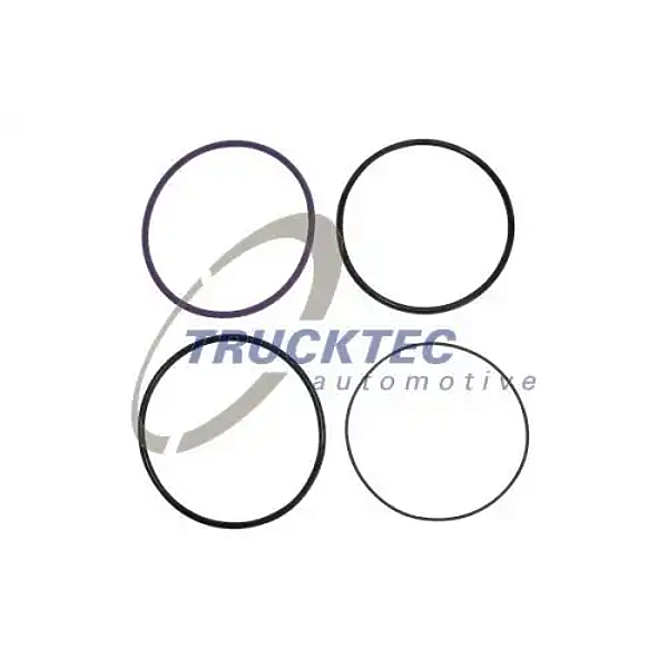 TRUCKTEC 03.10.047 кольца гильзы уплотнительные к-т 4шт верх 2.4мм \volvo