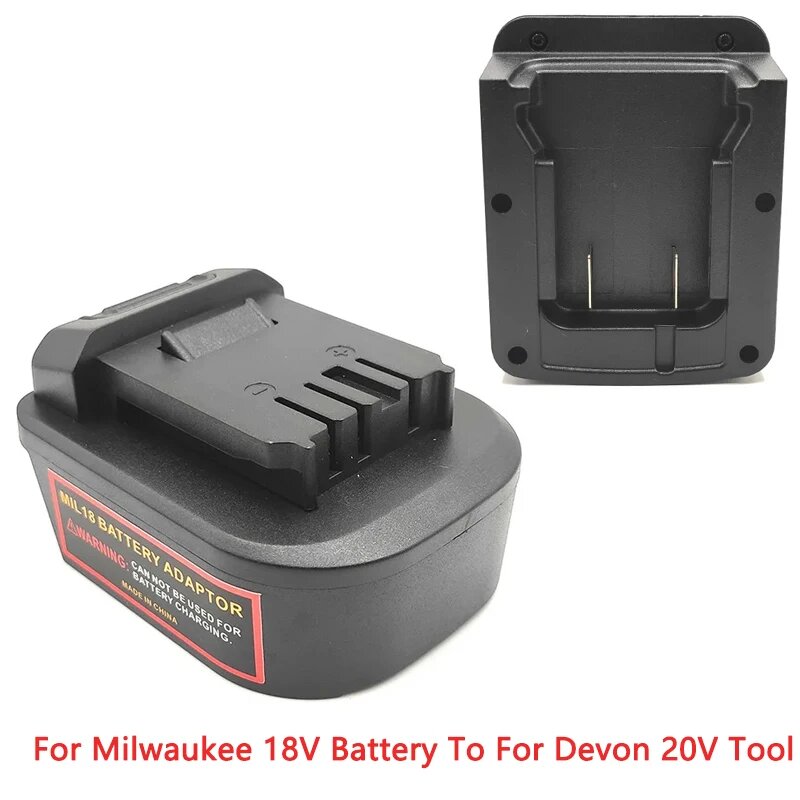 Адаптер для аккумуляторов Dewalt/Makita/Milwaukee к инструменту Devon 20В For Milwaukee to DEV