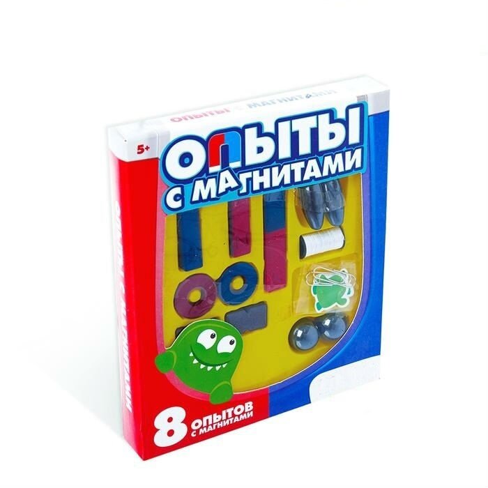 Набор для опытов Эврики "Опыты с магнитами, 8 опытов" (4320161)