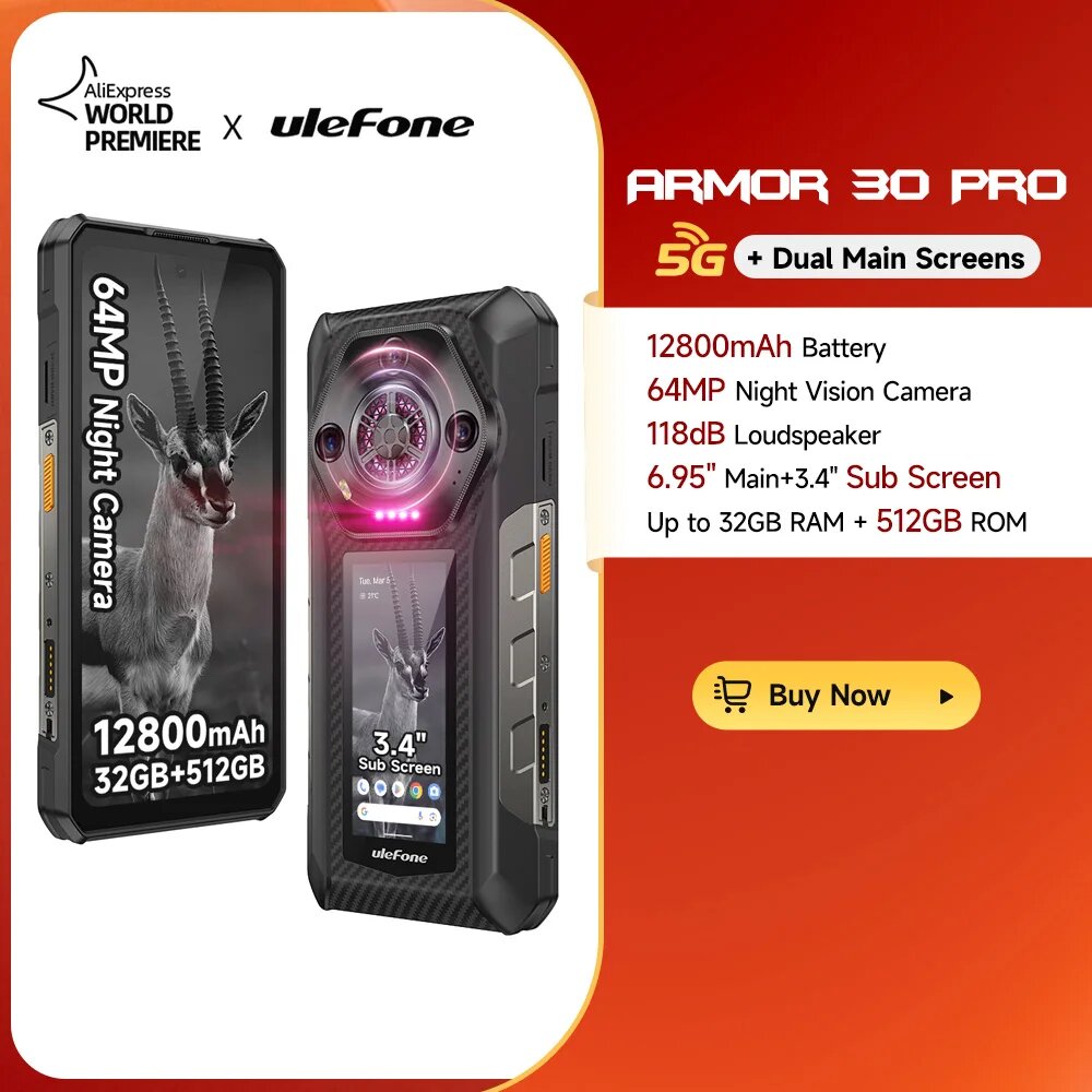 Смартфон Ulefone Armor 30 Pro, 32/512ГБ, global