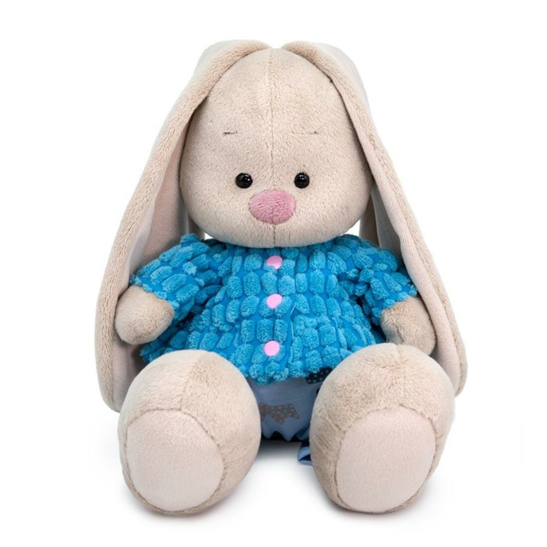 Мягкая игрушка "Зайка Ми в голубой курточке и штанишках", 18 см SidS-503 7911773