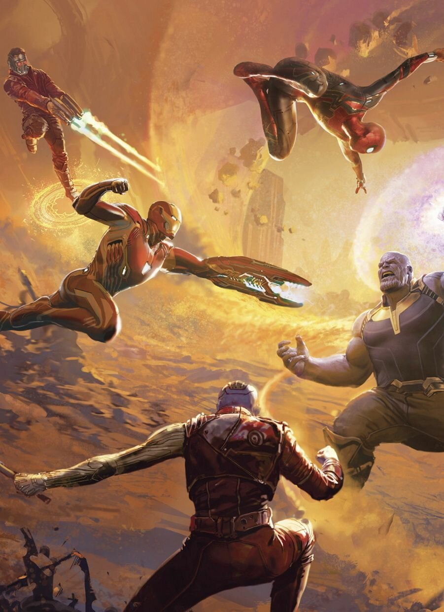 Плакат, постер Avengers: Endgame, Мстители: Финал на бумаге, размер 21х30см