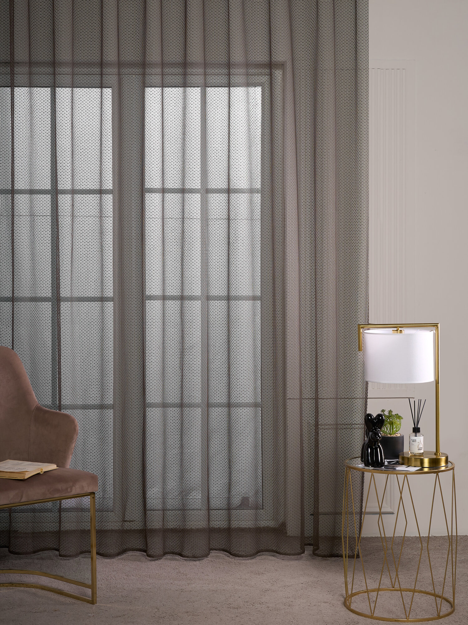 Современная тюль сетка 230 см на 200 см с вышитым узором на окно для гостинной, спальни, кухни. Прозрачная штора вуаль.